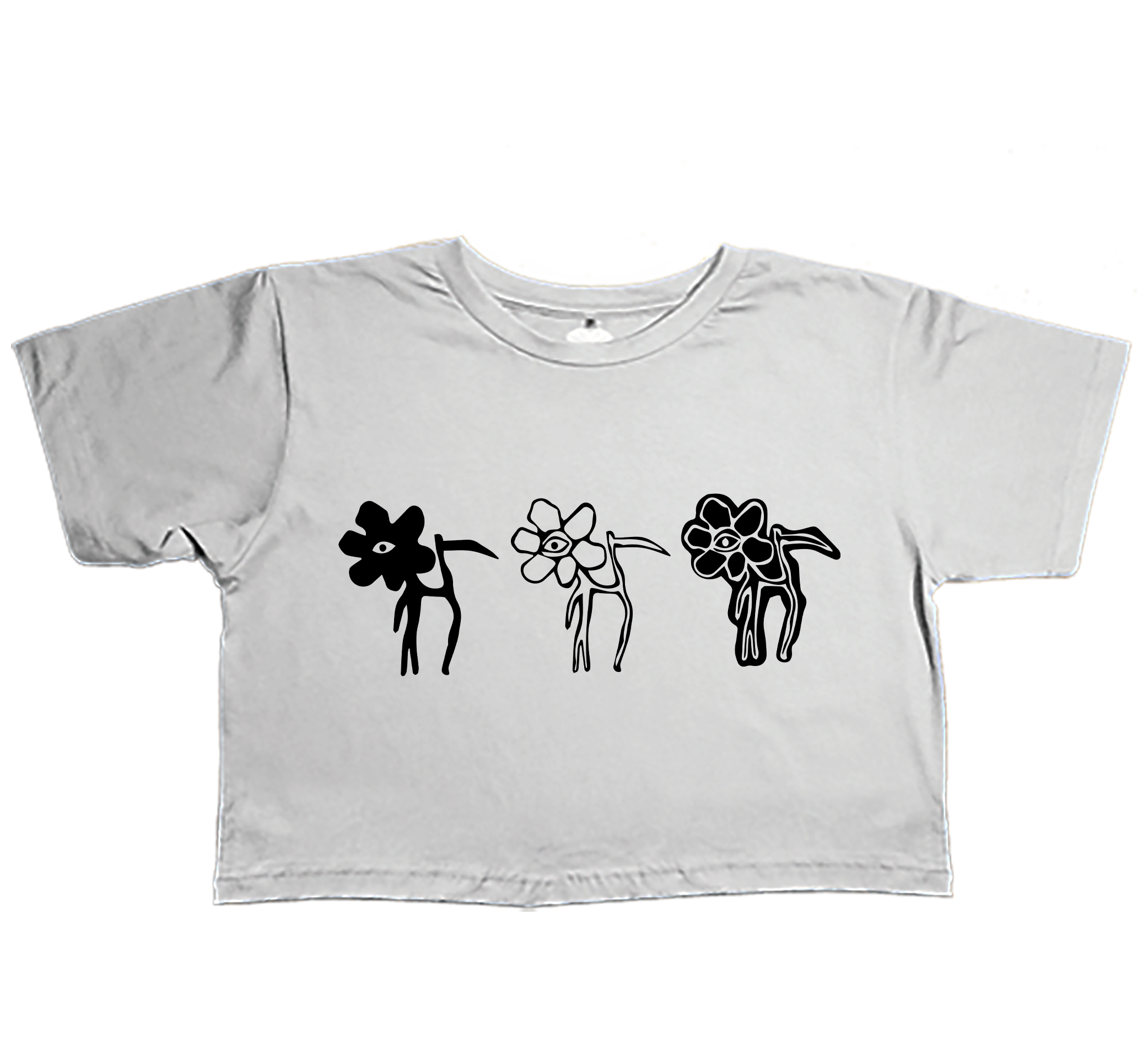 Kamaitachi Acústico (Cropped Branco) - Flores – Heart Merch
