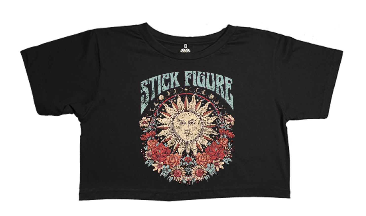 Stick Figure (Cropped Preto) - Sunflower – Heart Merch